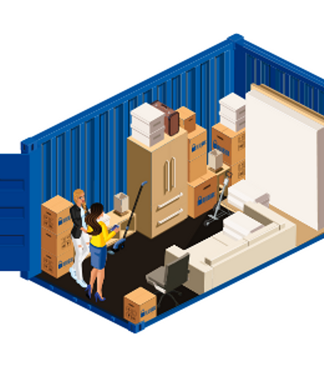 20ft Storage Container North East | Bluebox Storage